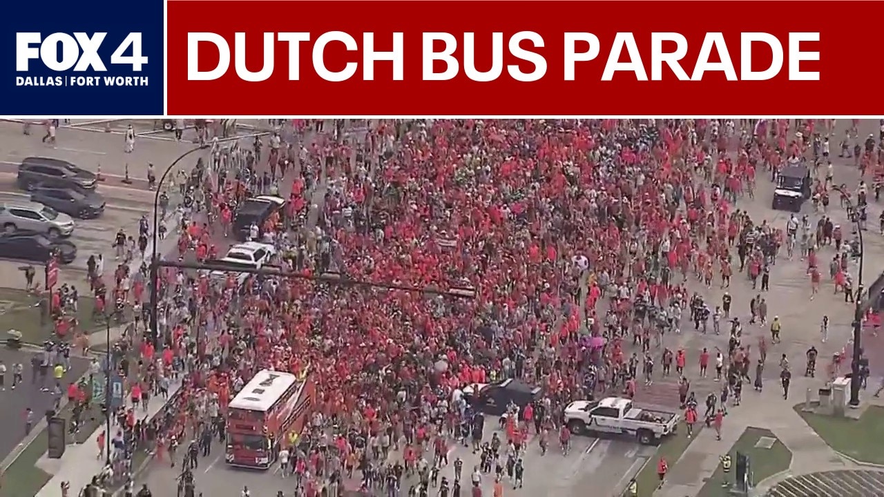 FULL COVERAGE: Netherlands fans march to Dallas Stadium | FOX 4 Dallas ...