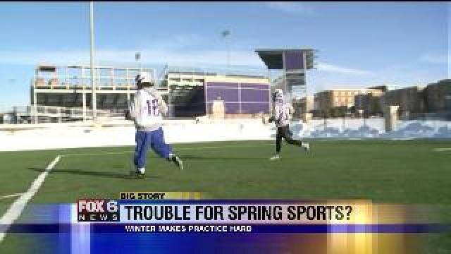 Spring sports teams battling Mother Nature this season | FOX6 Milwaukee