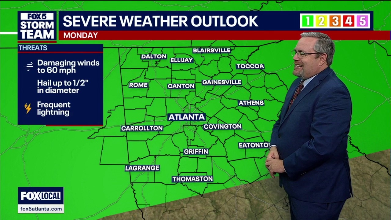 Saturday night forecast | FOX 5 Atlanta