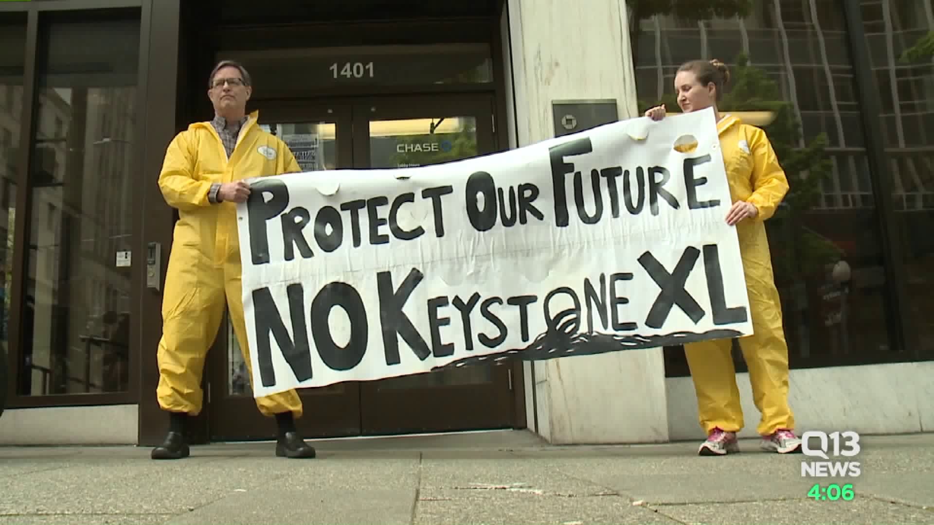 Chase Bank protests | FOX 13 Seattle