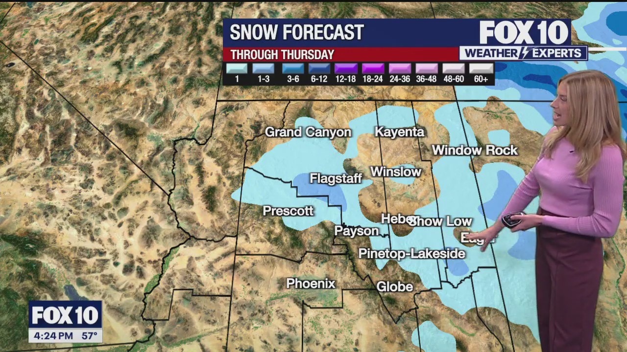 Arizona weather forecast: Scattered showers continue on Wednesday in ...