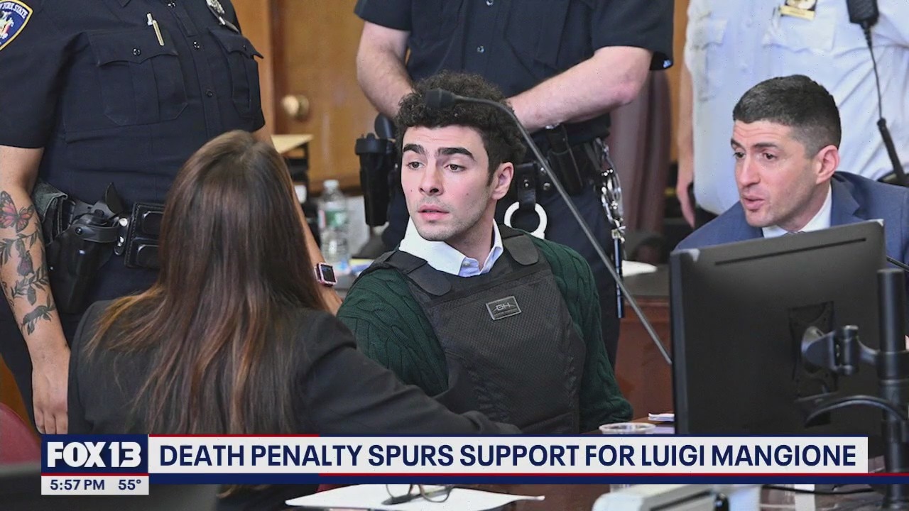 Death penalty sought for alleged CEO murderer Luigi Mangione | FOX 13 ...