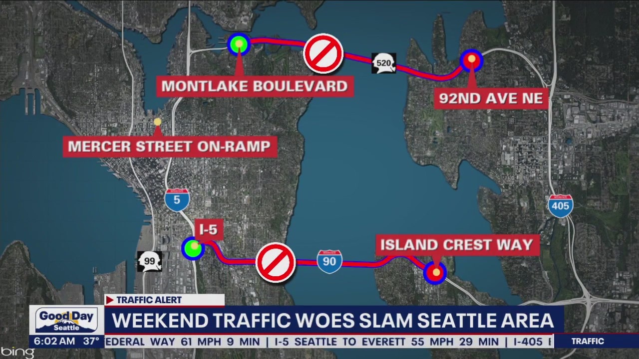 Weekend traffic woes in Seattle | FOX 13 Seattle