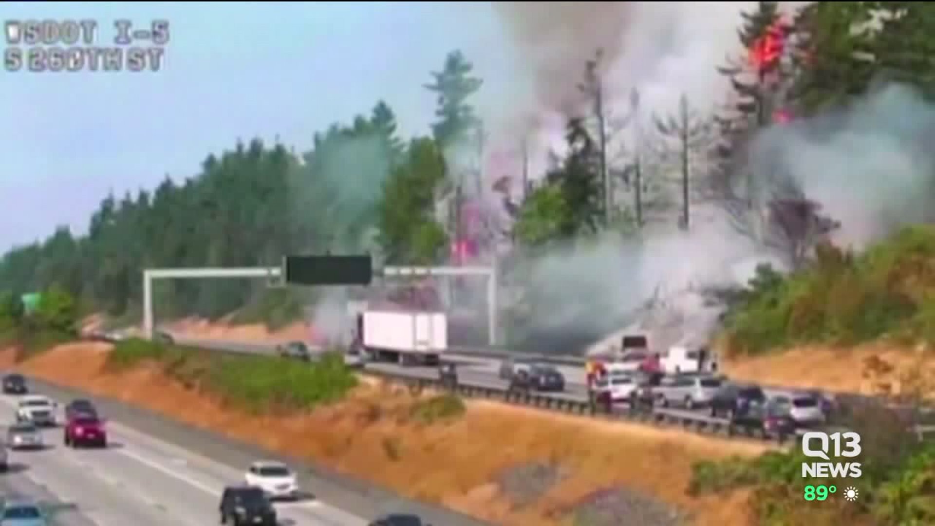 Brush fire danger to homes | FOX 13 Seattle