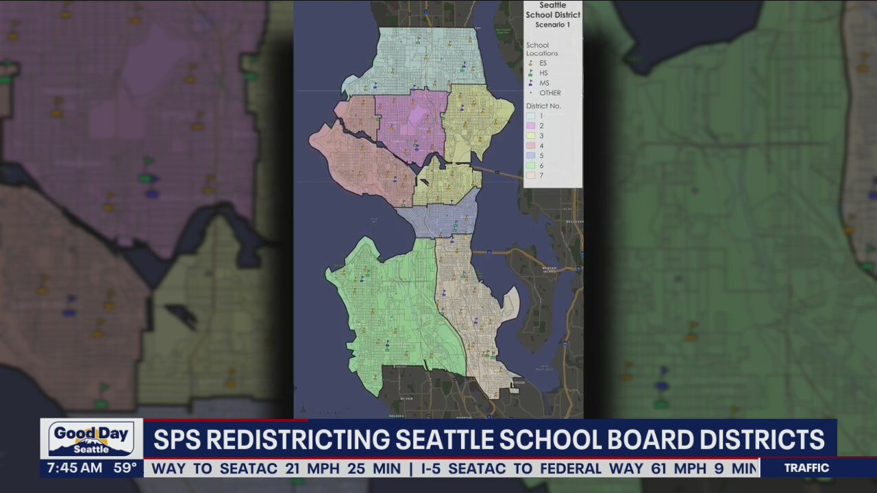SPS redistricting Seattle School Board districts | FOX 13 Seattle