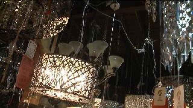 Tony checks out one of the largest lighting stores in the Midwest ...