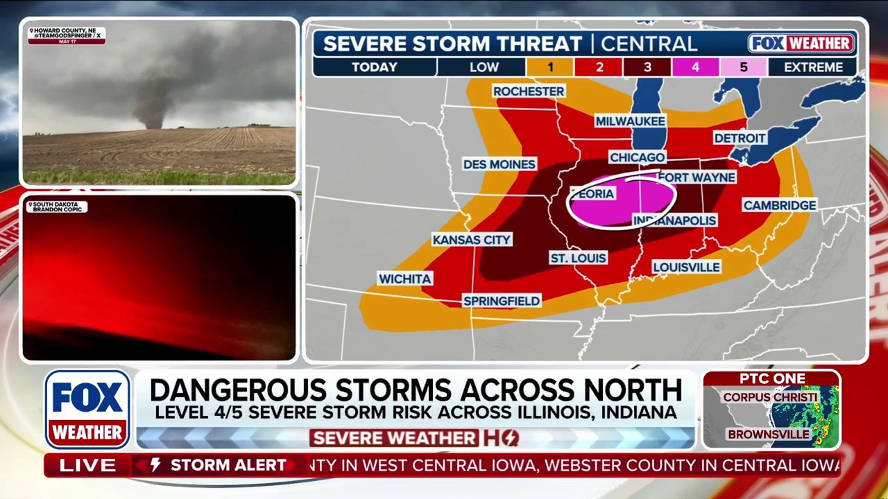 Watch Violent tornadoes and flash flooding fuel extreme risk zone ...