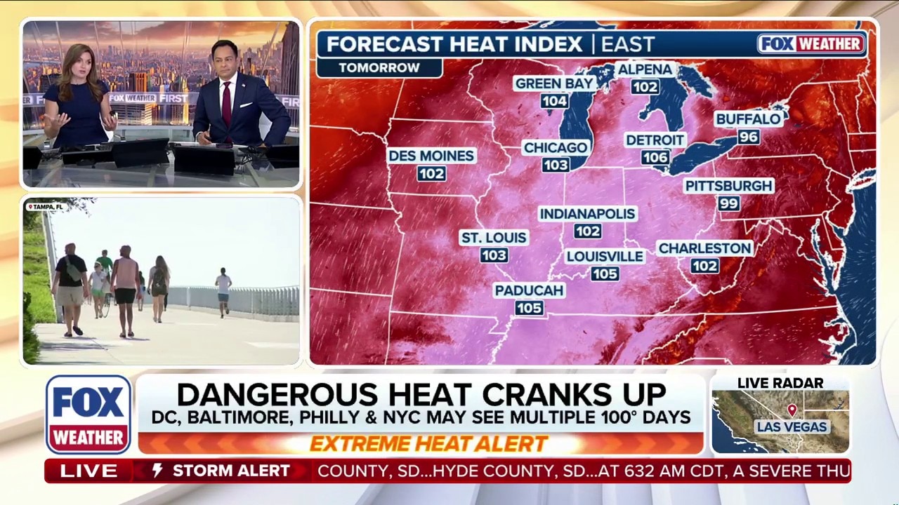 Watch Life-threatening, record heat to roast 176M across Central US ...