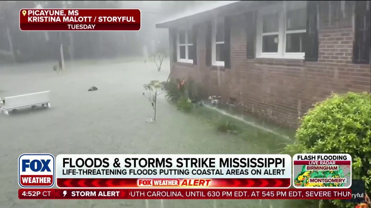 Watch Mississippi overwhelmed by catastrophic flooding after days of ...